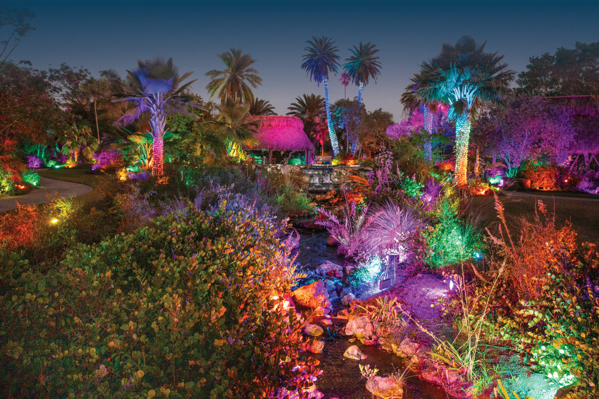 Johnsonville Night Lights in the Garden | Naples Botanical Garden